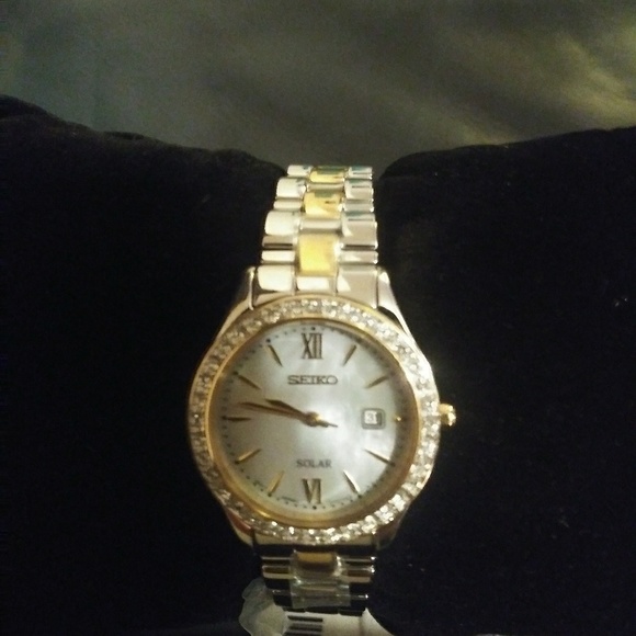 Seiko | Jewelry | Seiko Solar Crystal Watch | Poshmark